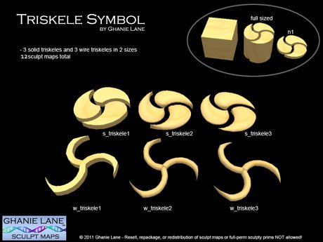 Second Life Marketplace - [GL] Triskele Symbol